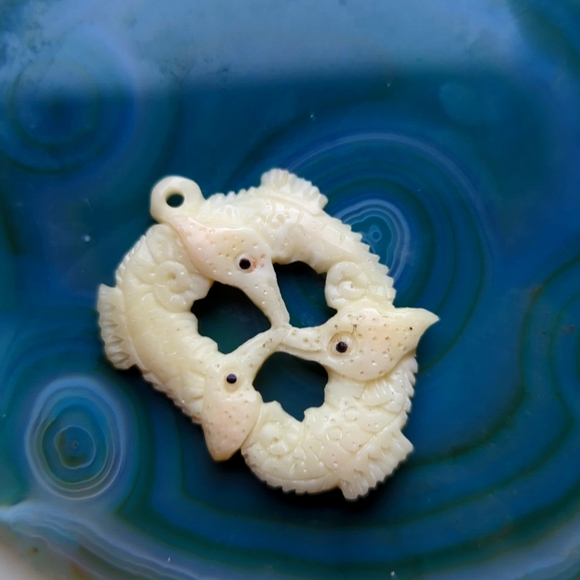 Jewelry | Carved Shell Seahorse Pendant | Poshmark